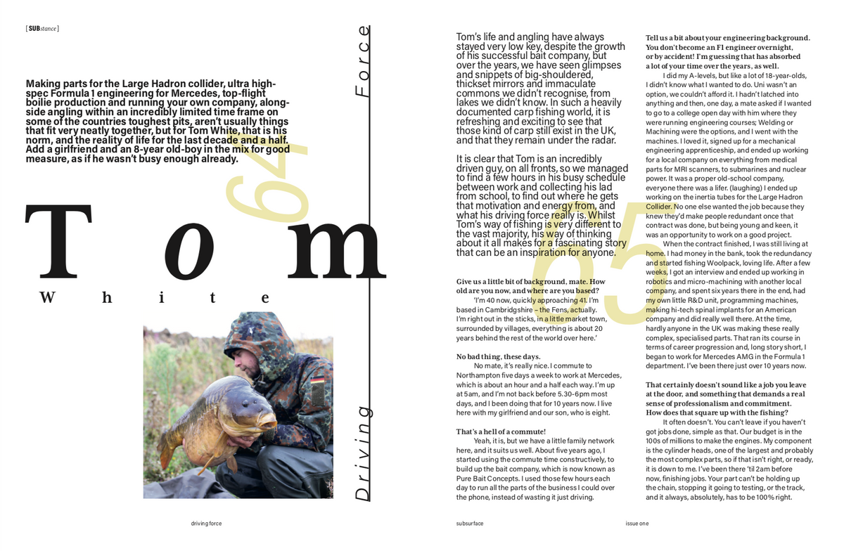 SUBmag #001 ARCHIVES - TOM WHITE 'DRIVING FORCE' – Subsurface Journal