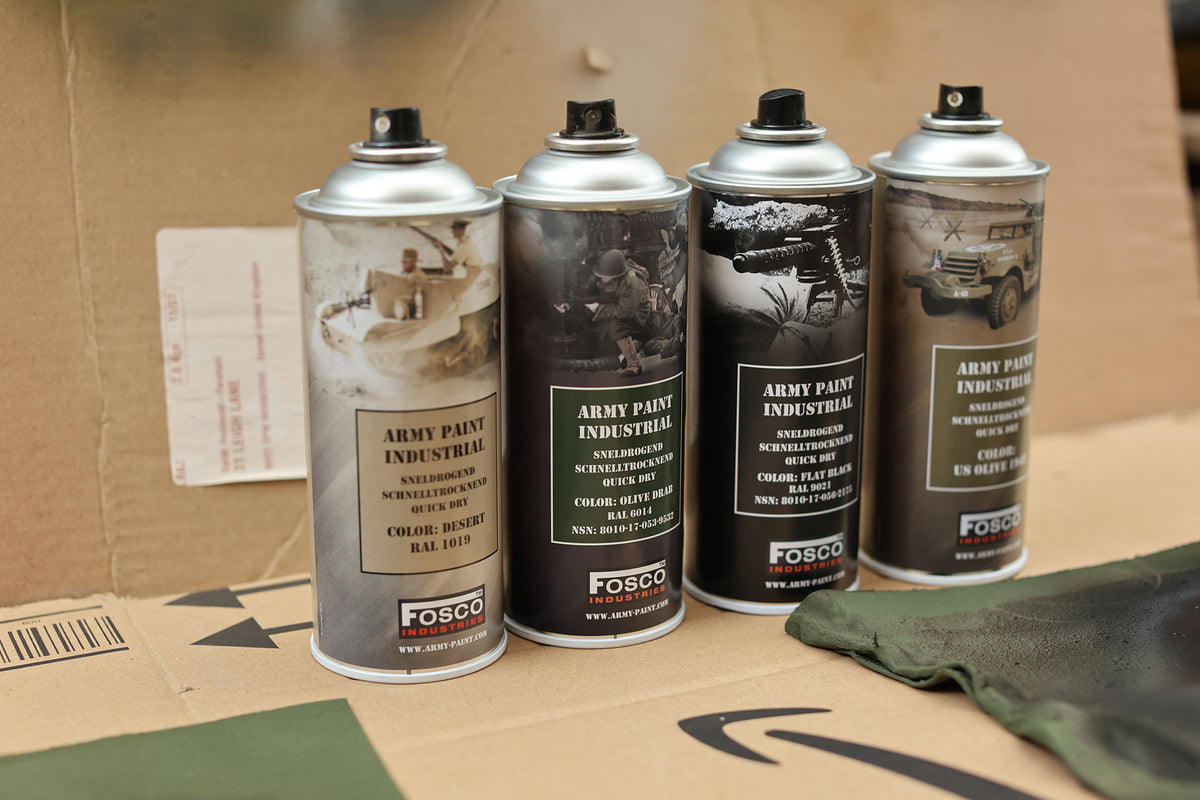 SUBstance KIT REVIEW - FOSCO MILITARY SPRAY PAINT - Gareth Fareham ...