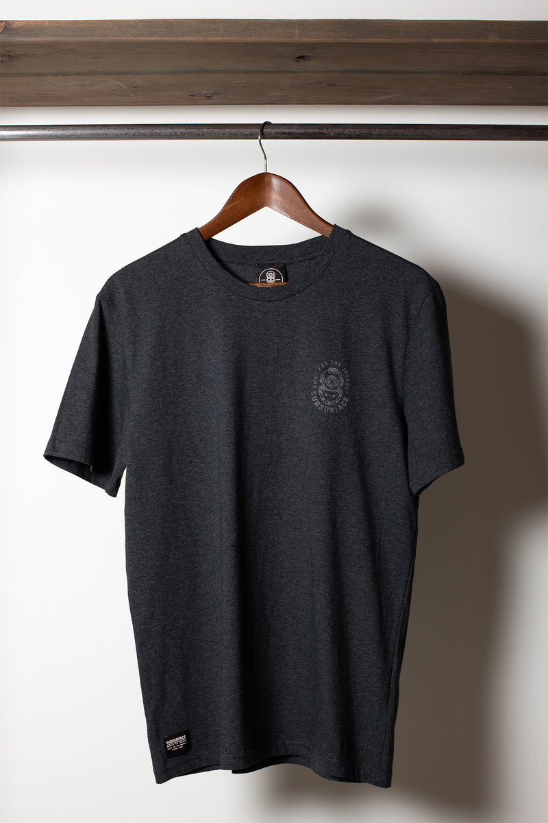 'BUILT' Tee | Grey – Subsurface Journal